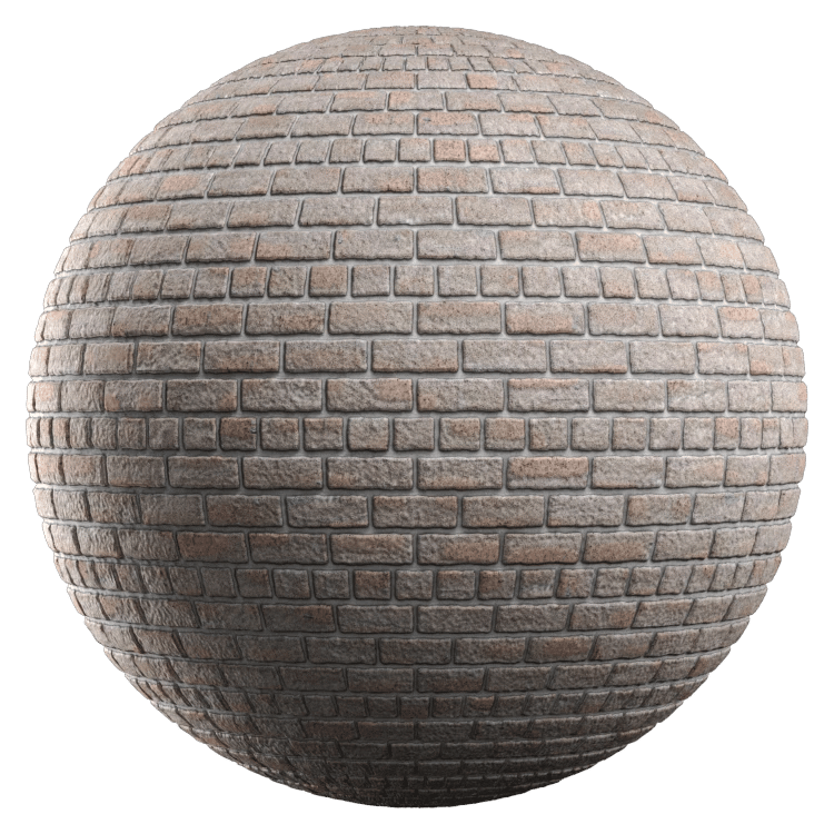 Brick Wall PBR Texture - A23D
