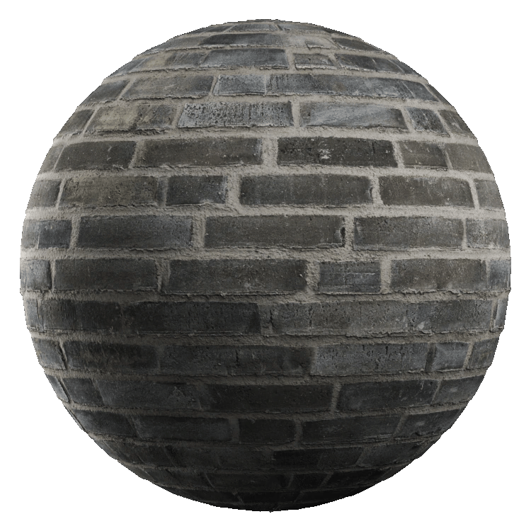 Brick Wall PBR Texture - A23D