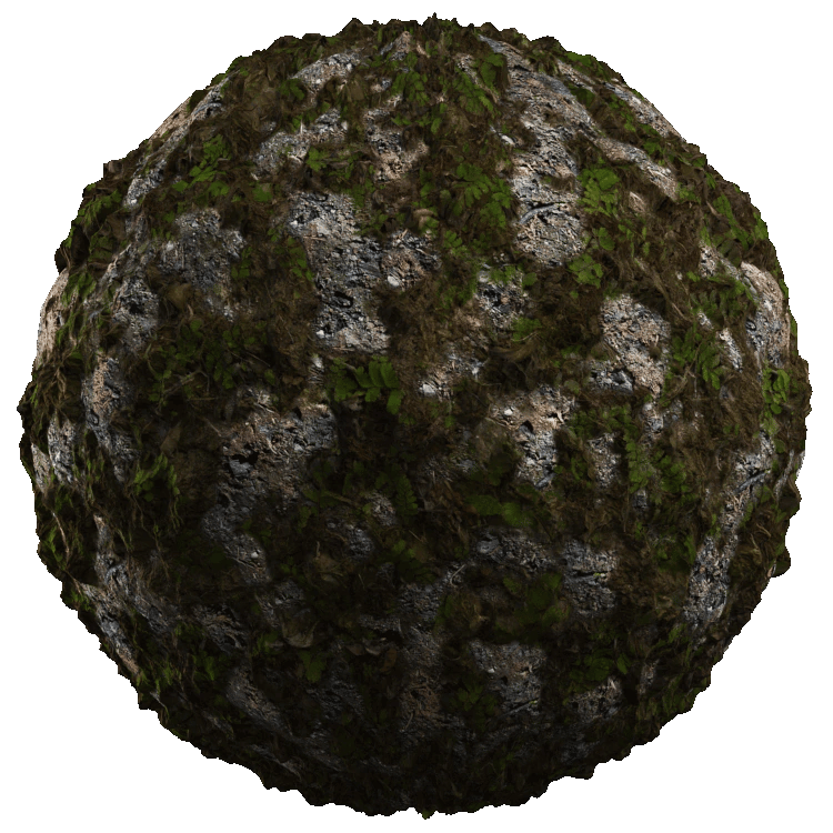 Forest Ground PBR Texture - A23D