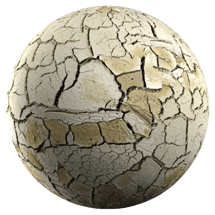 Dried Compressed Clay PBR Texture - A23D