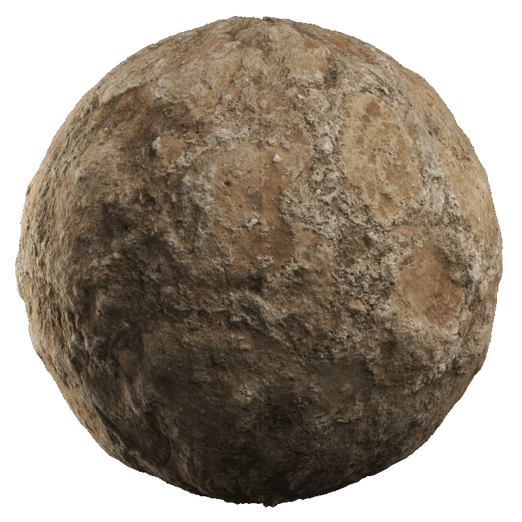 Compressed Patchy Clay PBR Texture - A23D