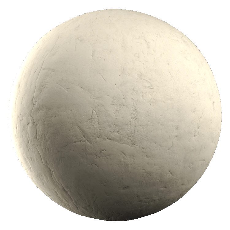 Patchy Painted Plaster PBR Texture - A23D