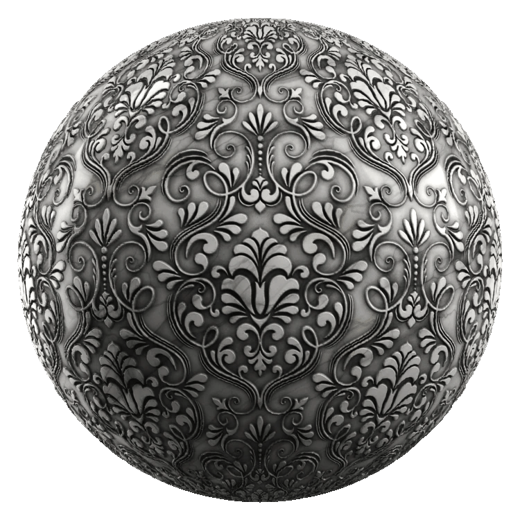 Stone Ornamental Carving PBR Texture - A23D