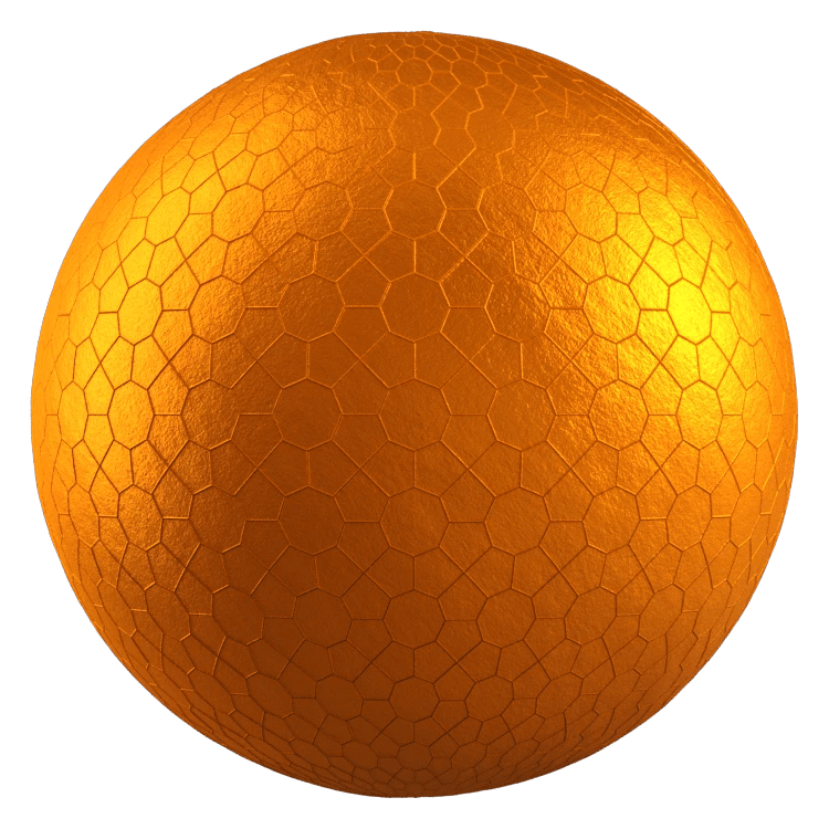 Embossed Shiny Surface PBR Texture - A23D
