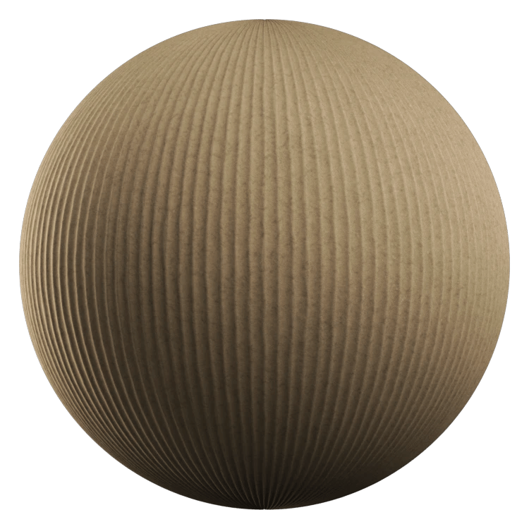Corrugated Cardboard PBR Texture - A23D