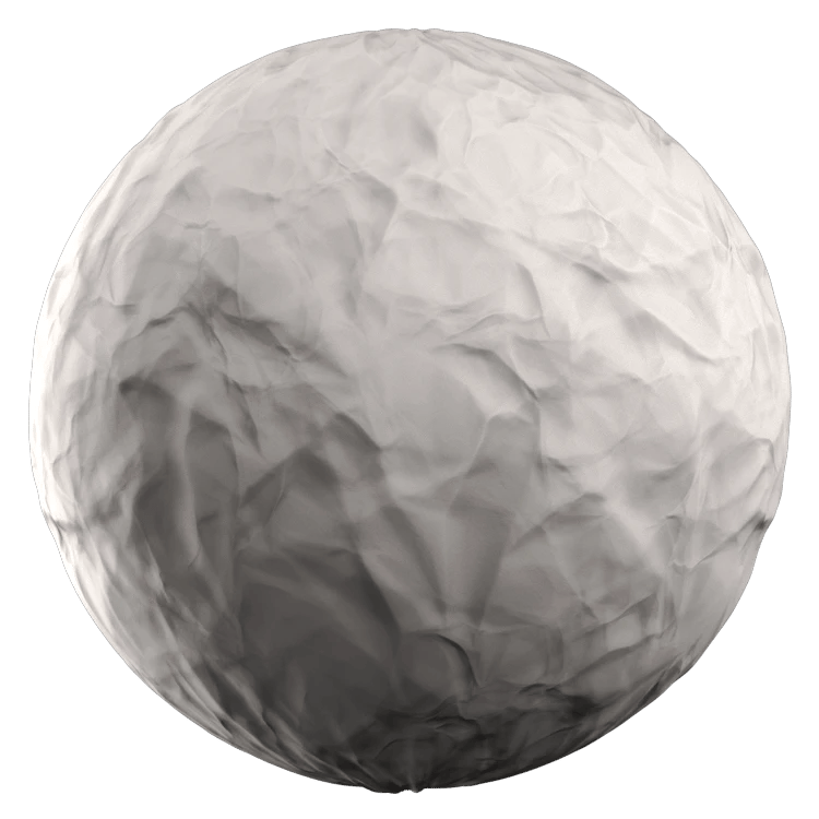 Crumbled Paper PBR Texture - A23D