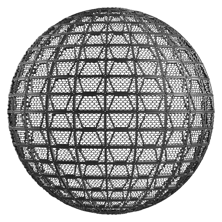 Metal Mesh PBR Texture - A23D