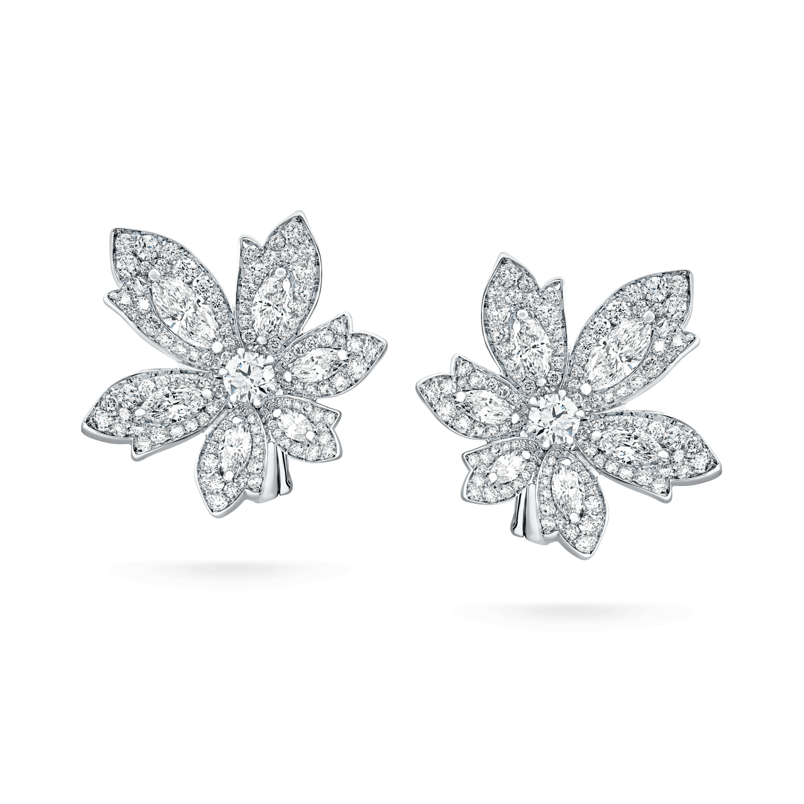 Palm Stud Earrings - David Morris