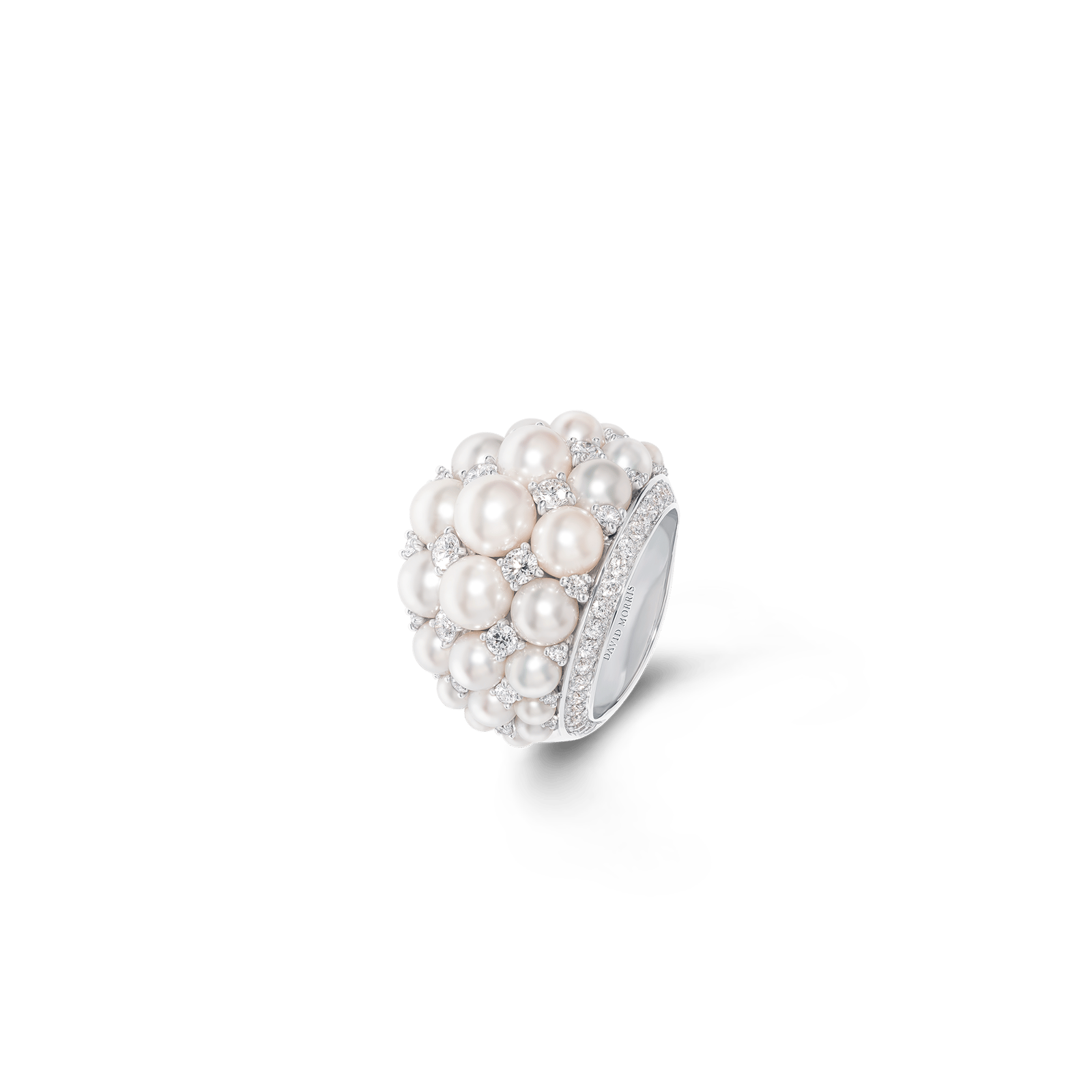 Pearl Rose Deco Ring - David Morris