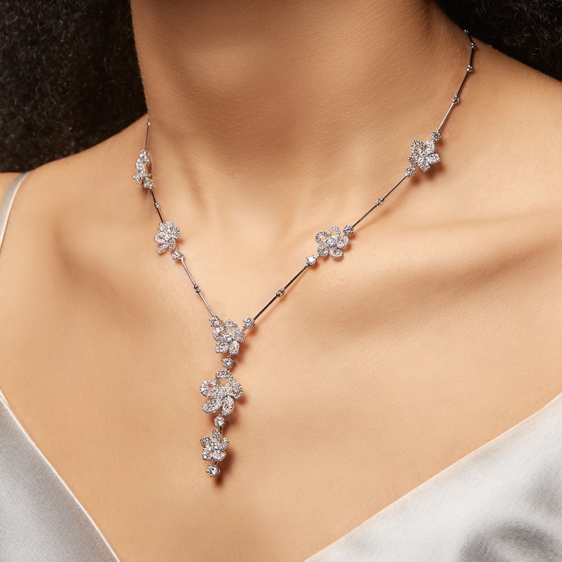 Miss Daisy Drop Necklace - David Morris