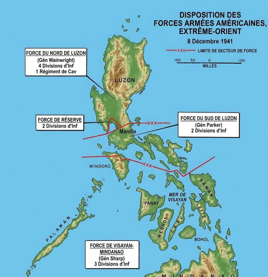 Campagne des Philippines 1941-1942 Defaite Héroïque et Résistance Alliée