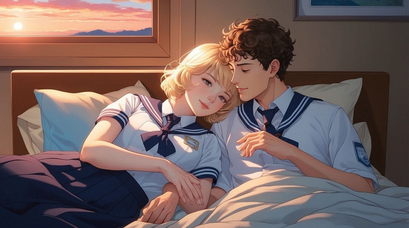 Make a Story AI: Cuddling in a bed | Talefy