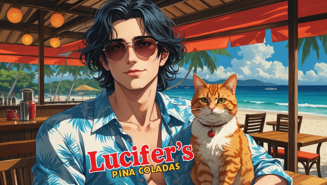 Make a Story AI: Lucifer’s Piña Coladas: Stuck in the Mortal World | Talefy