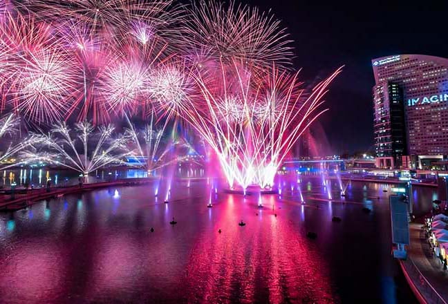 Witness Sparkling New Year Fireworks At Al Seef Witness Sparkling New Year Fireworks At Al Seef