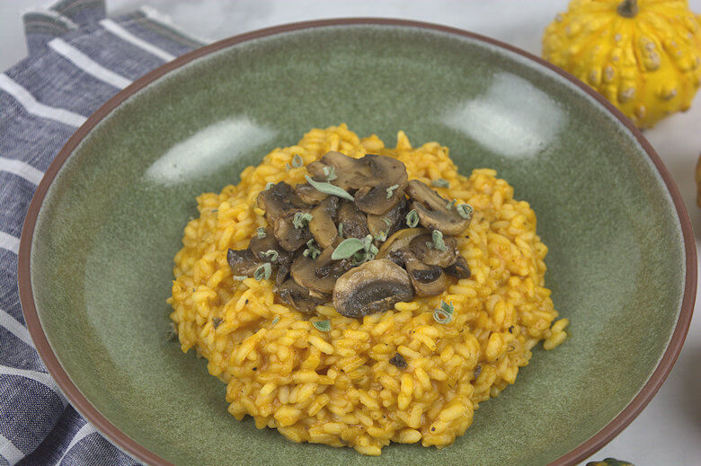 Pumpkin Risotto with Mushrooms – A Gourmet Food Blog
