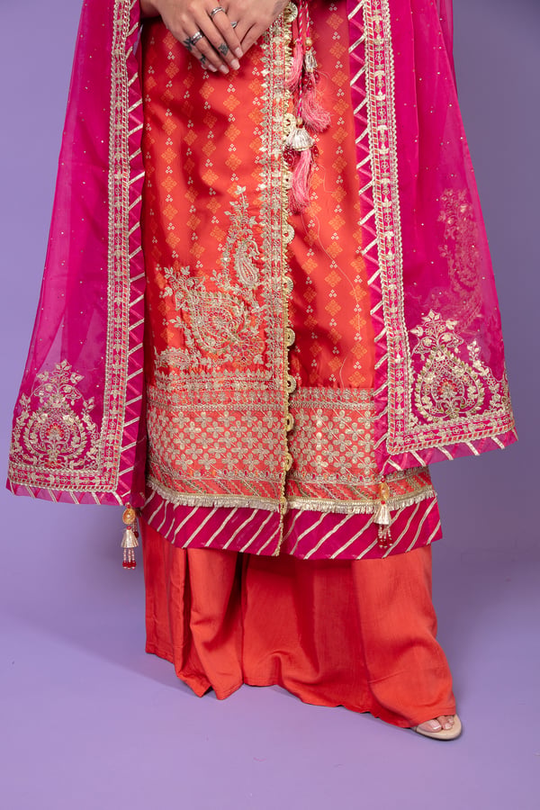 3 Piece satin silk dress with gotta work
