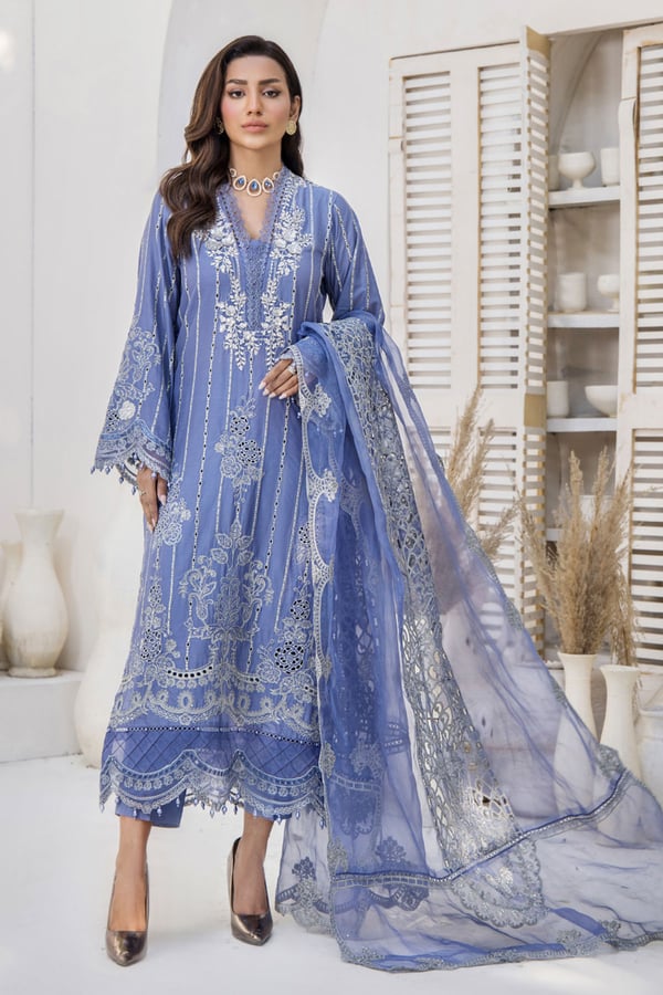 Firuzeh collection 3 piece embroidered suit