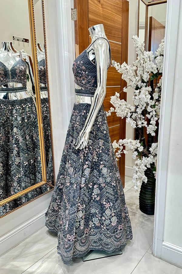 Shiffonz net luxe embroidered lengha choli