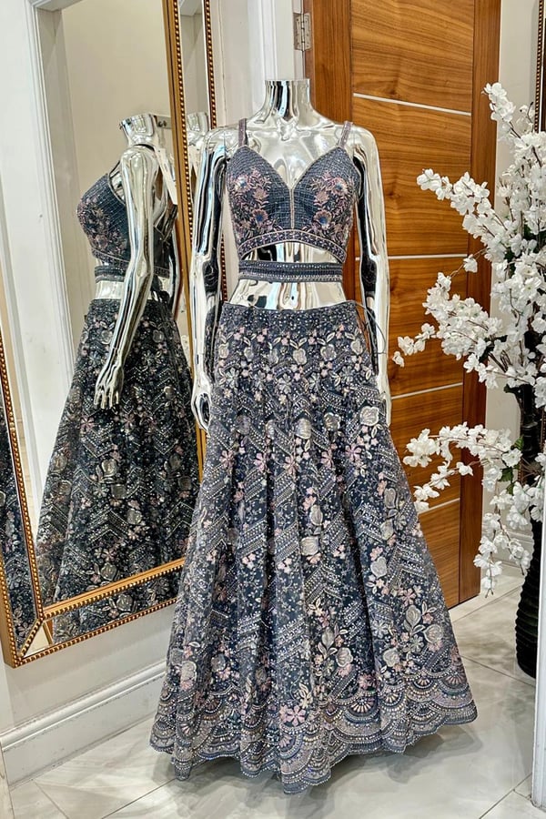 Shiffonz net luxe embroidered lengha choli
