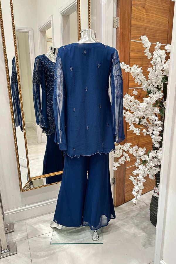 Shiffonz 3 piece embroidered suit