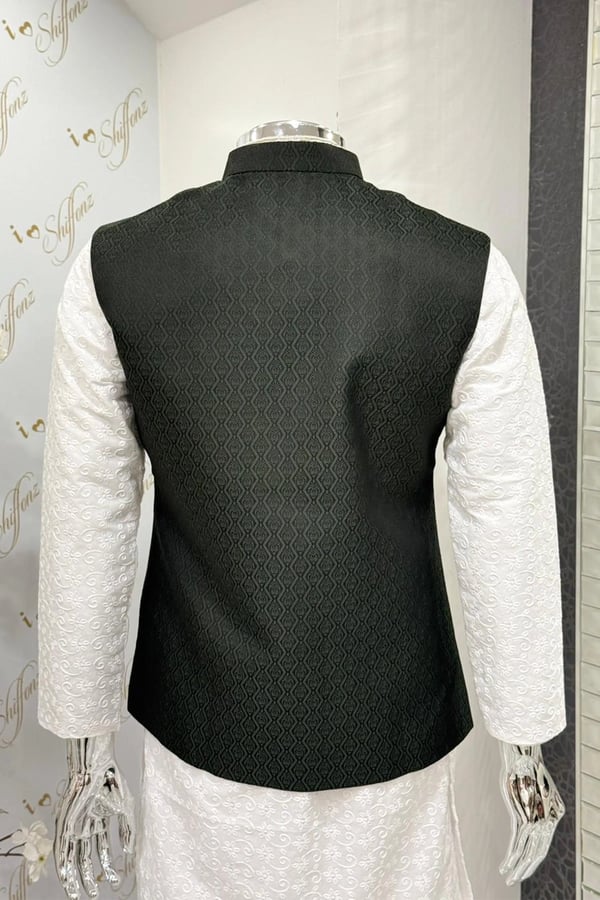 Men's waistcoat in brocade