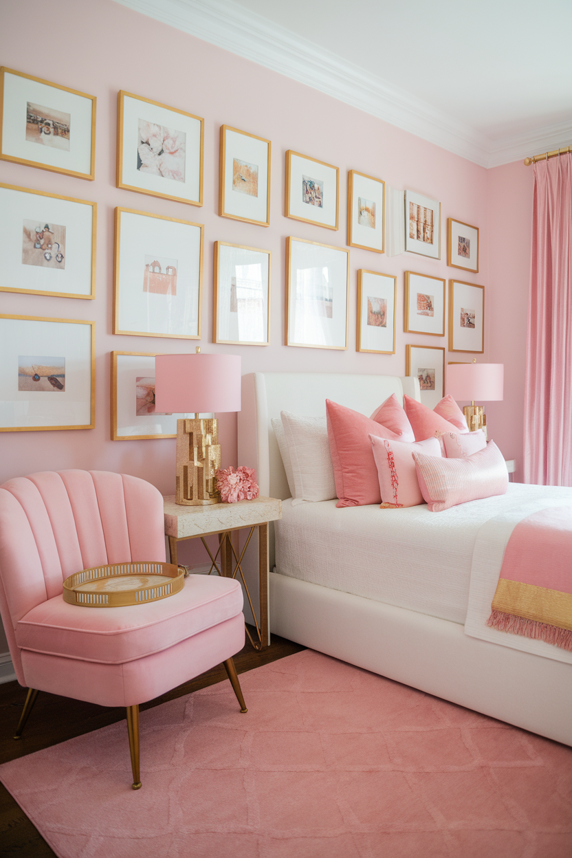 33 Dreamy Pink and Gold Bedroom Ideas to Transform Your Space