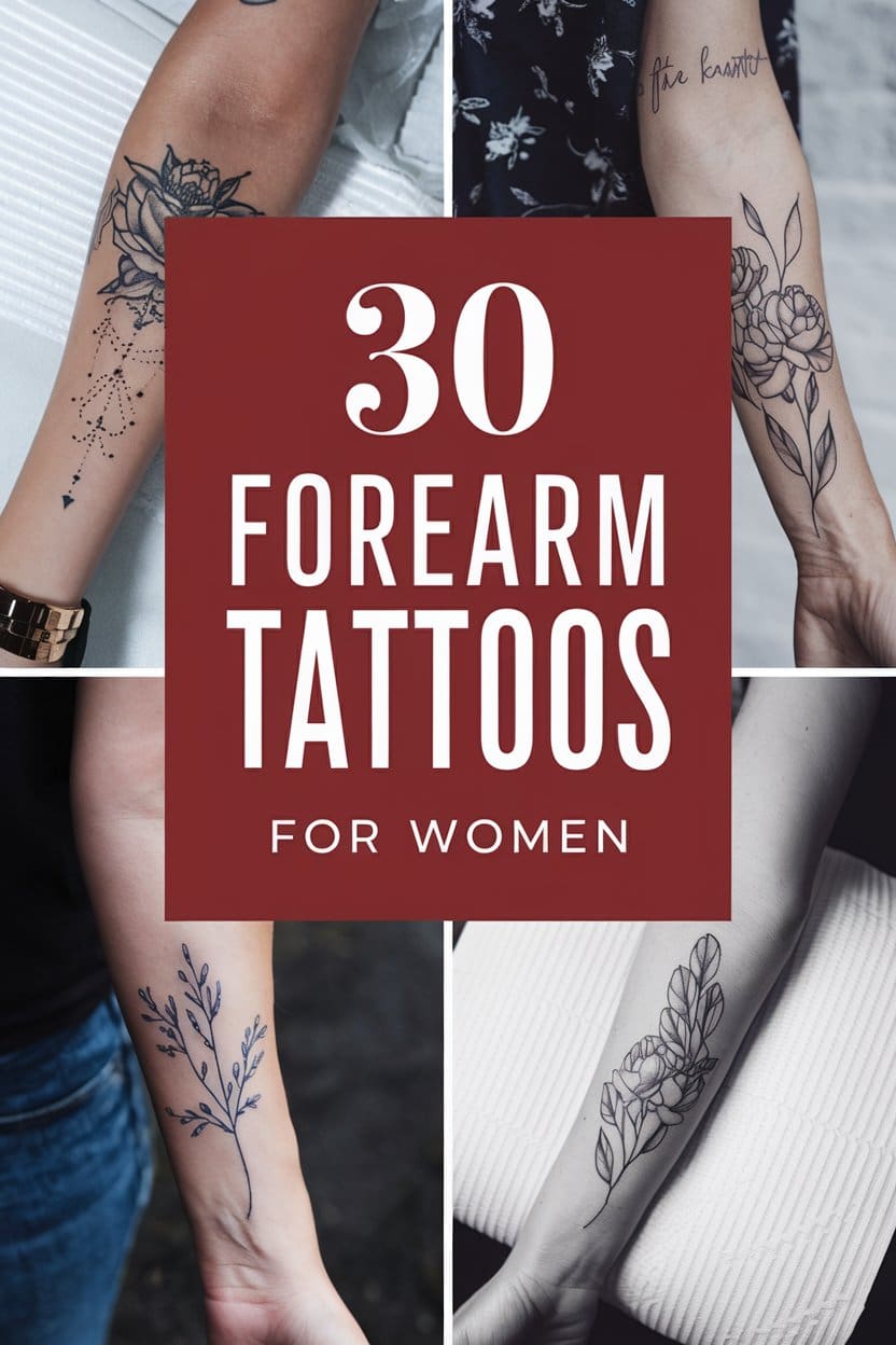 30 Forearm Tattoos That Elevate Any Woman's Style