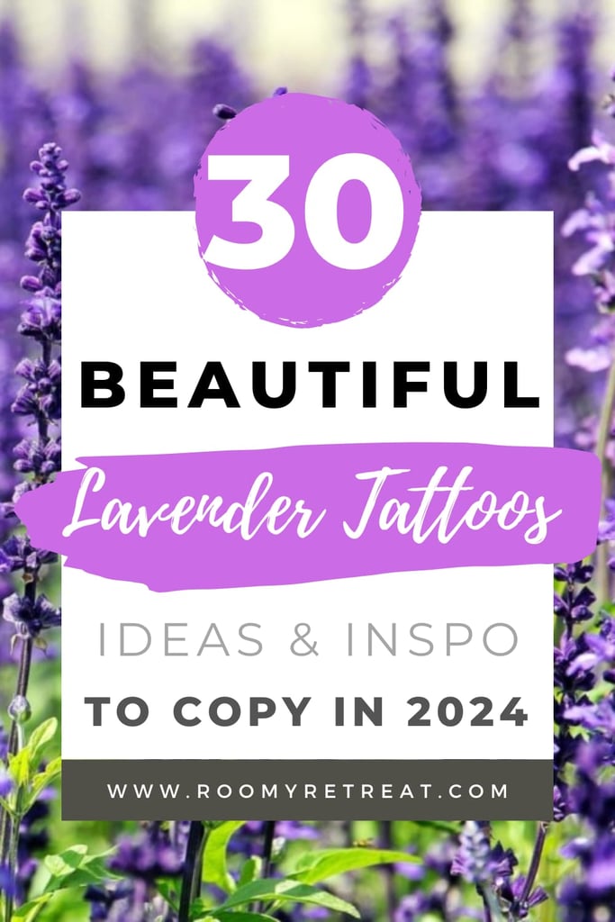 30 Lavender Tattoos That Will Make You Want To Run To The Tattoo Parlor
