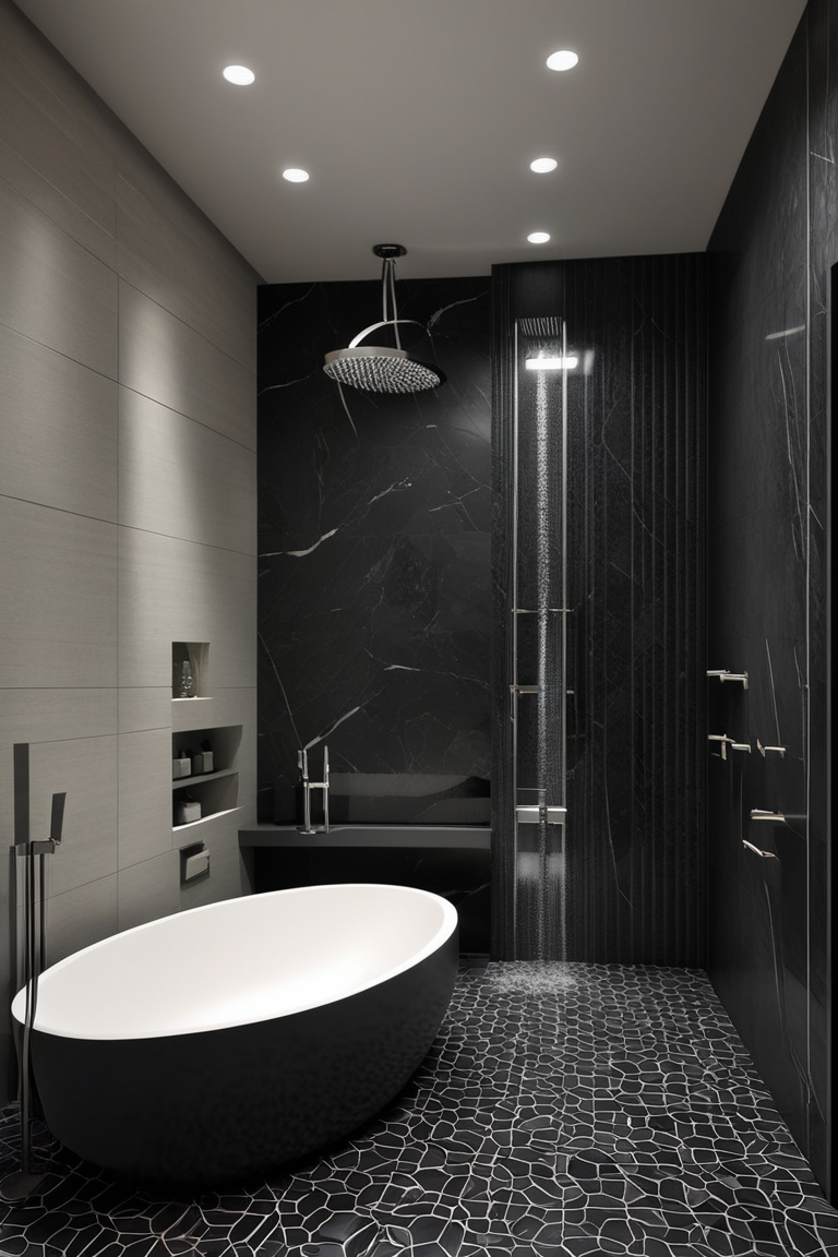 15 Stunning Black and Grey Bathroom Ideas to Transform Your Space