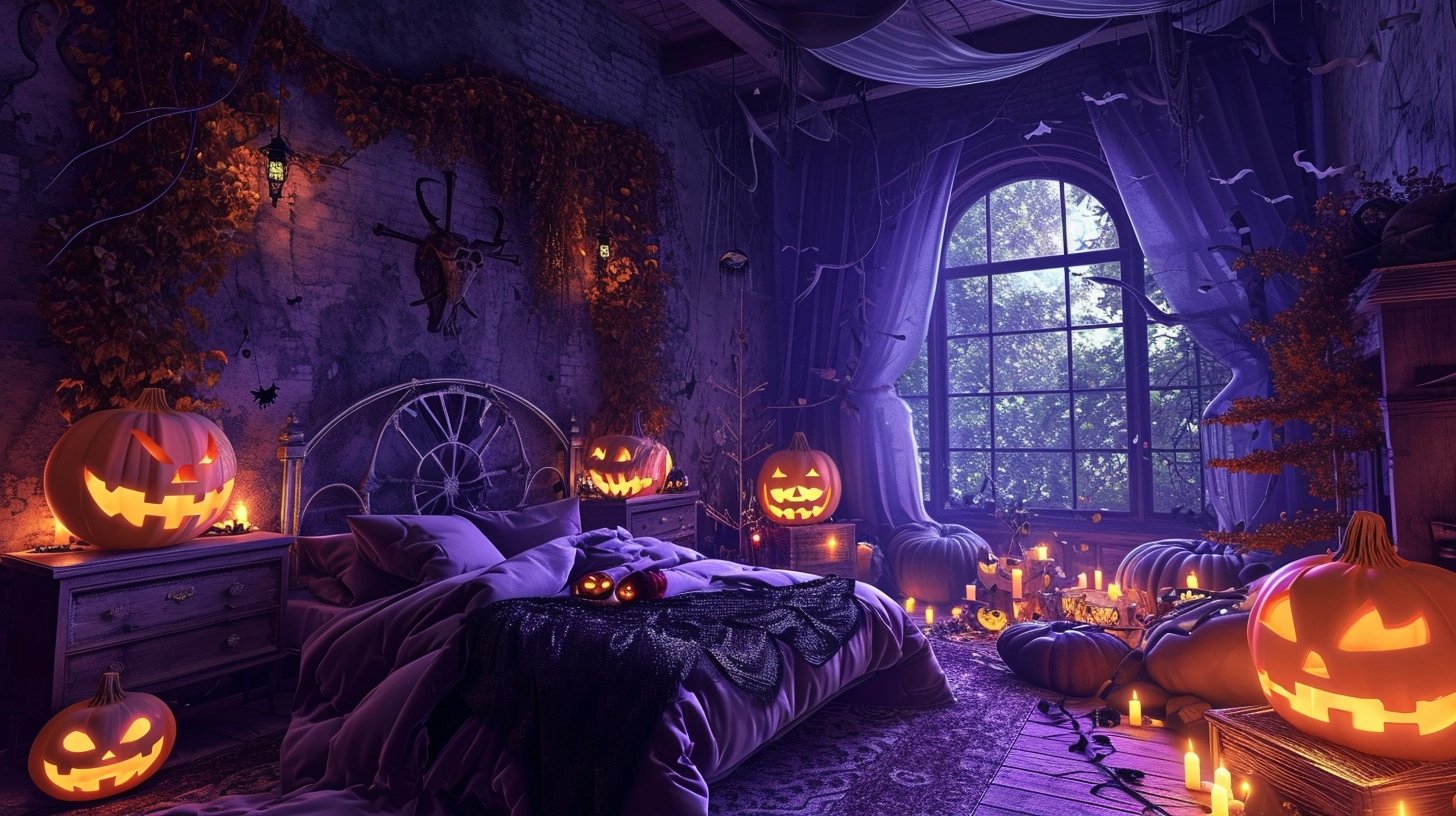 25 Spooky Halloween Bedroom Ideas for a Frightfully Stylish Sleep Space