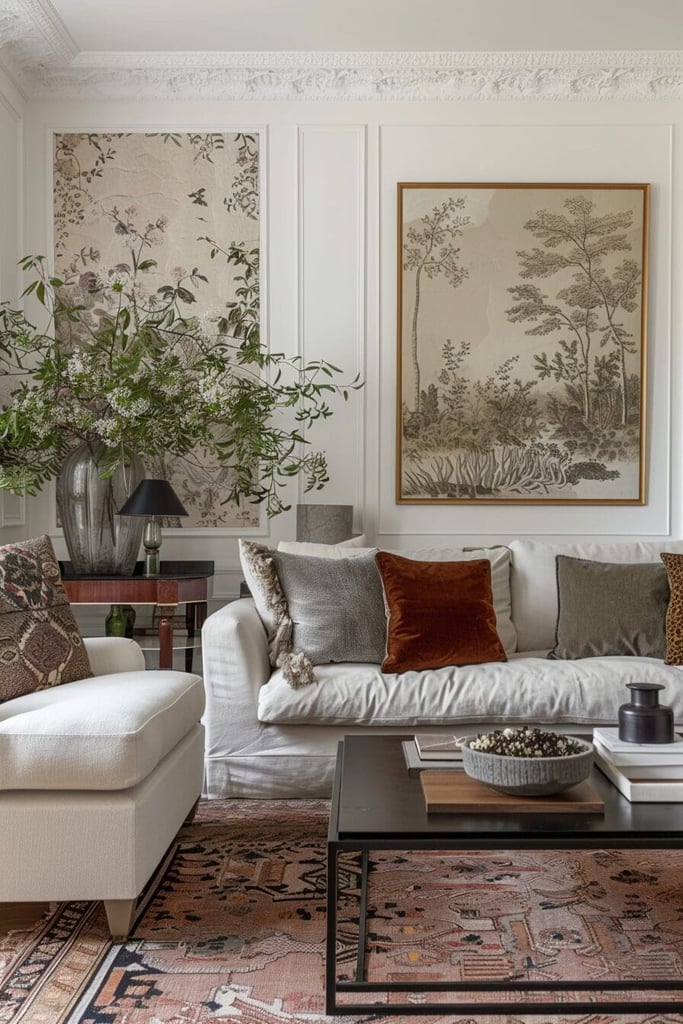 17 Earthy Living Room Ideas That'll Make You Never Want to Leave Home