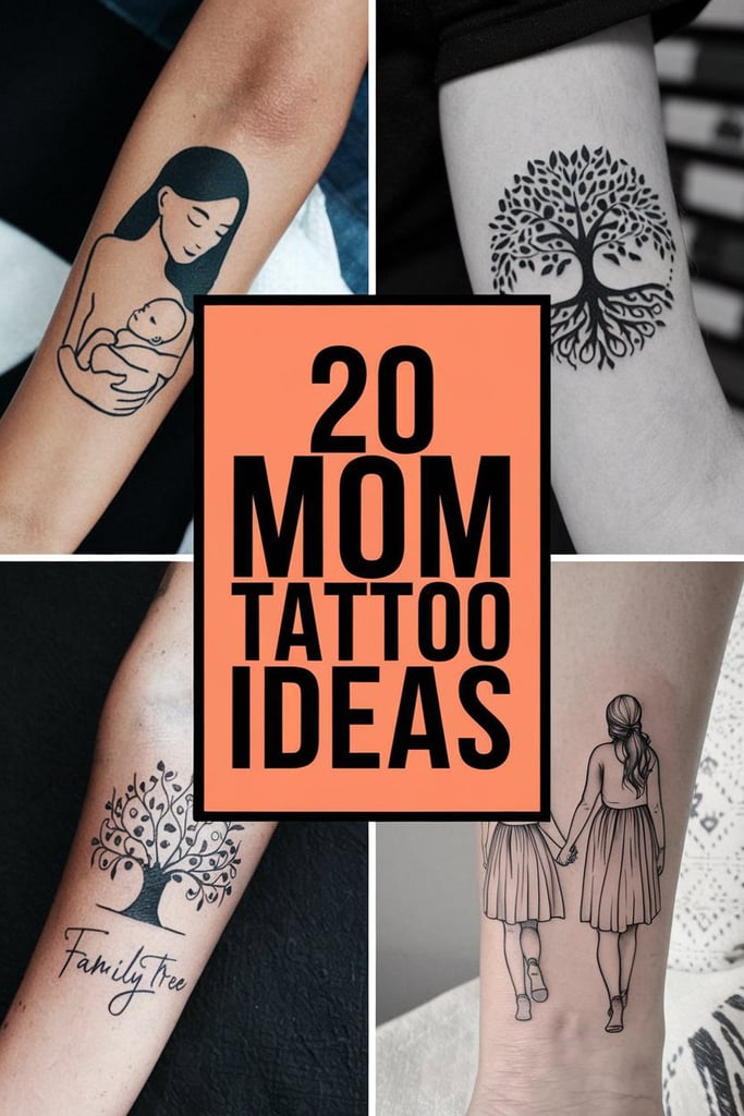 20 Cool Mom Tattoo Ideas That'll Make Mom Proud