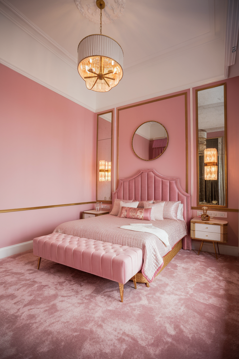 33 Dreamy Pink and Gold Bedroom Ideas to Transform Your Space