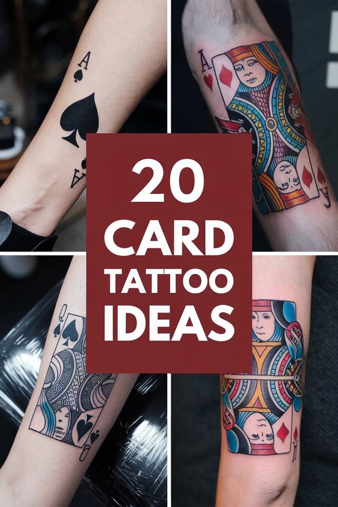 20 Clever Card Tattoos That'll Make You Want to Shuffle In