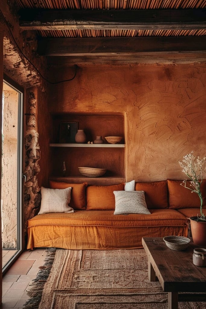 17 Earthy Living Room Ideas That'll Make You Never Want to Leave Home