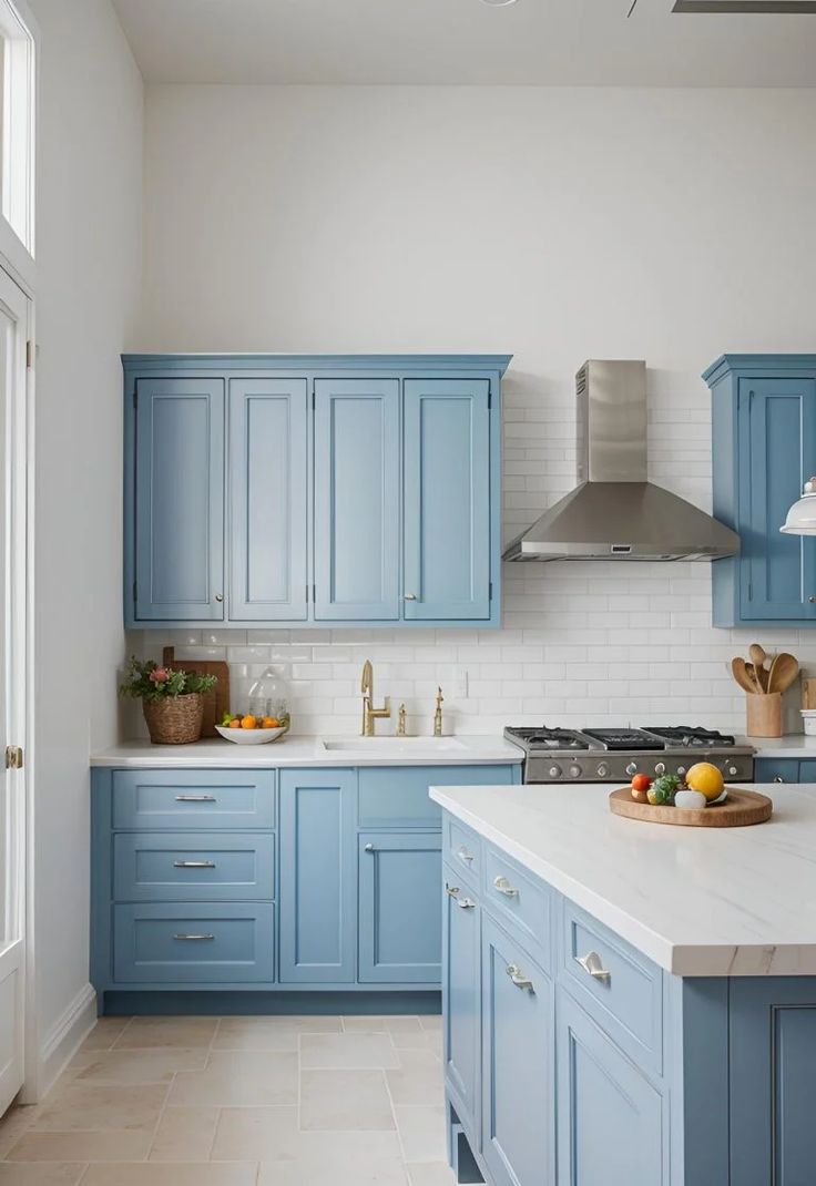 25 Blue Kitchen Cabinets Ideas You'll Love