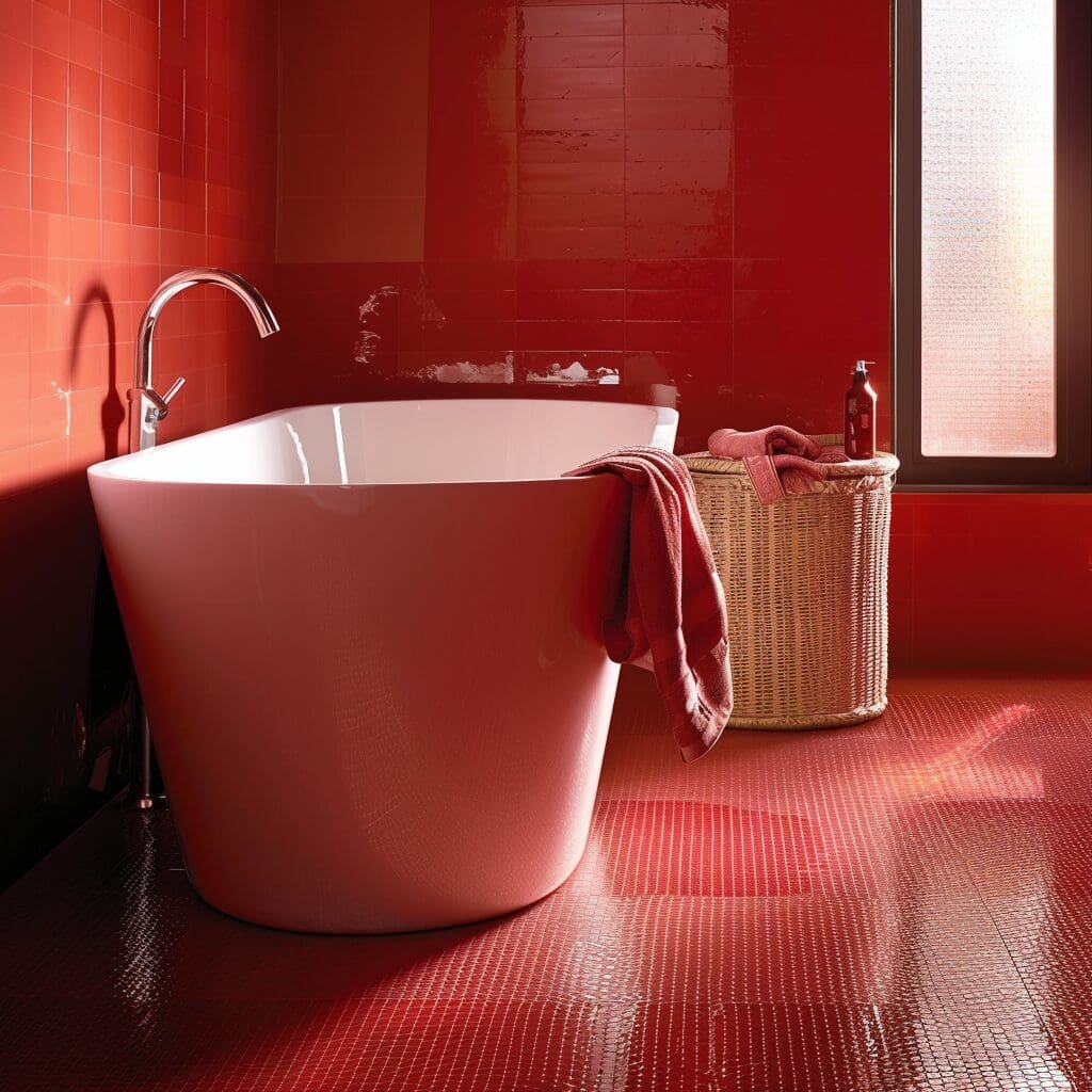 24 Red Bathroom Ideas That'll Make You Never Want To Leave This Room Again