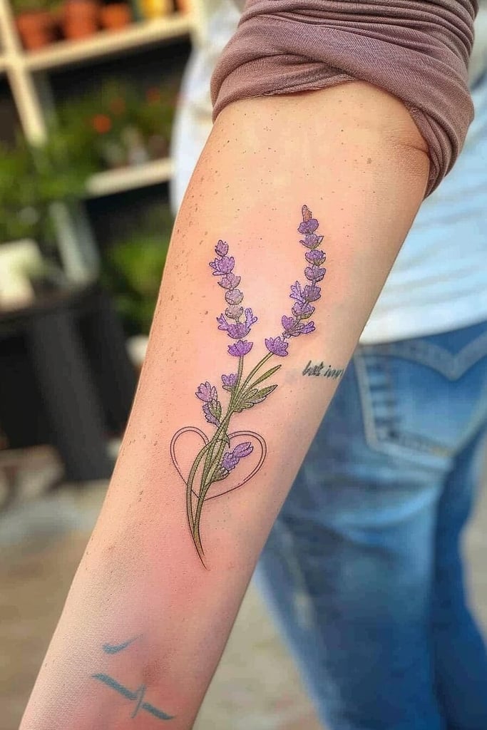 30 Lavender Tattoos That Will Make You Want To Run To The Tattoo Parlor