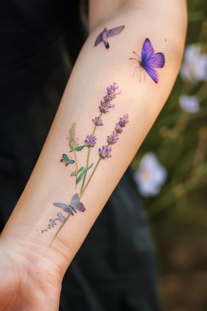 30 Lavender Tattoos That Will Make You Want To Run To The Tattoo Parlor