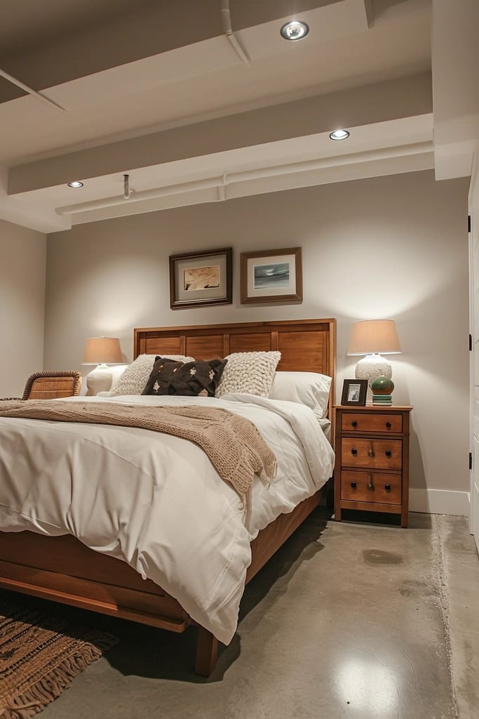 25 Transformative Unfinished Basement Bedroom Ideas