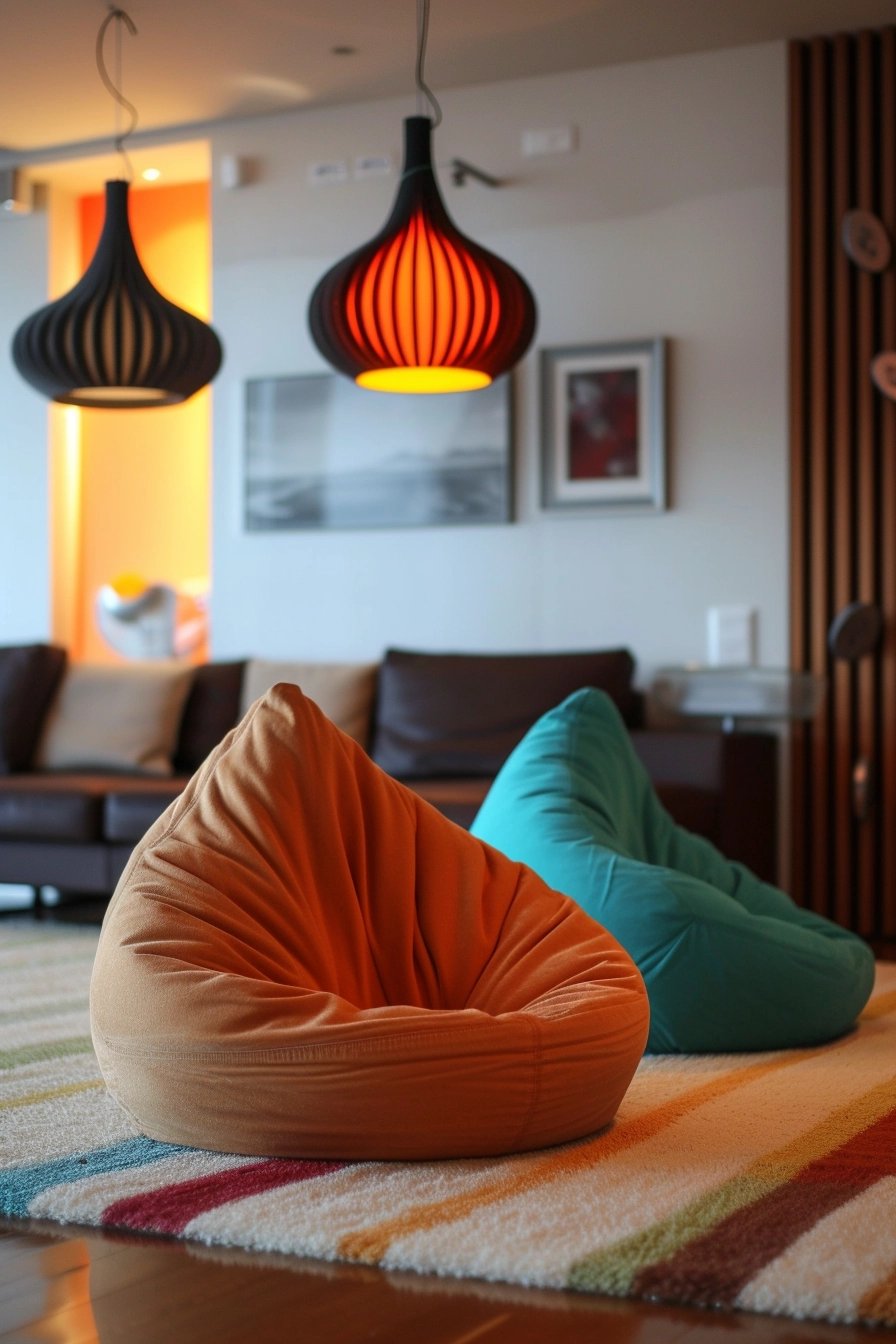 25 Bean Bag Arrangements for a Cozy Living Room