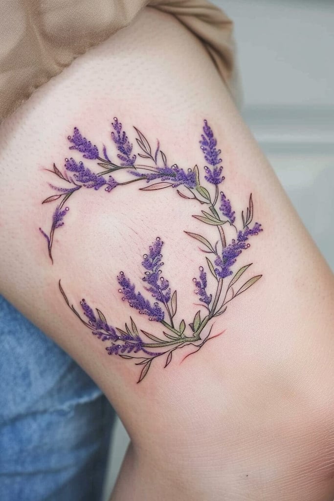 30 Lavender Tattoos That Will Make You Want To Run To The Tattoo Parlor