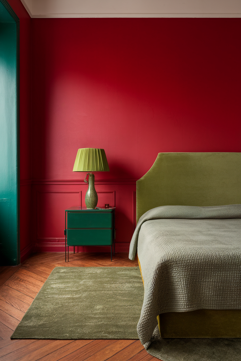20 Stunning Red and Green Bedroom Ideas That Will Transform Your Space