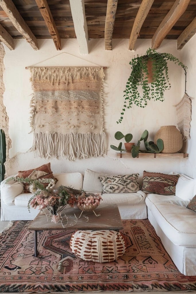 17 Earthy Living Room Ideas That'll Make You Never Want to Leave Home