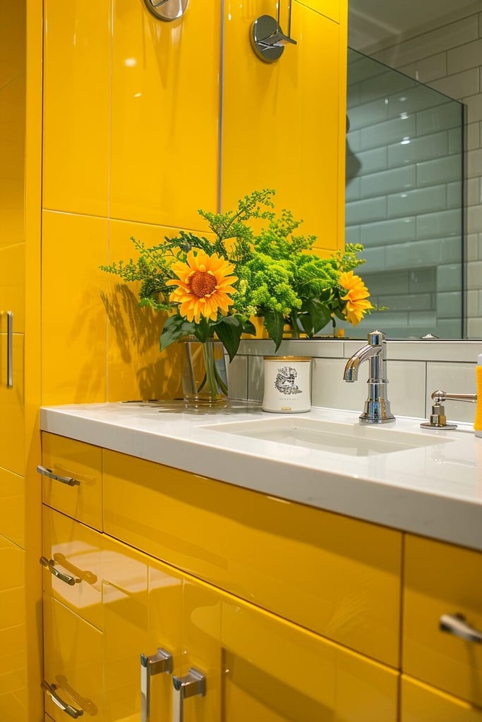 25 Yellow Bathroom Ideas That Will Make You Smile Wider Than a Banana
