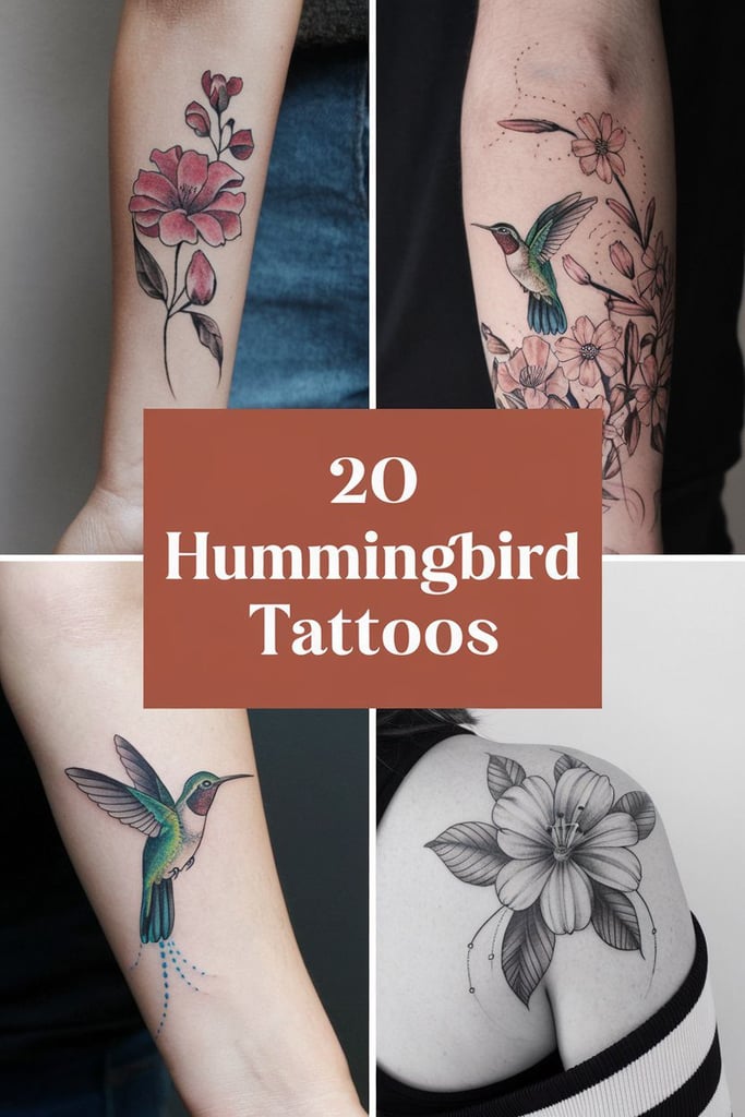 20 Tiny Hummingbird Tattoos That'll Make You Swoon