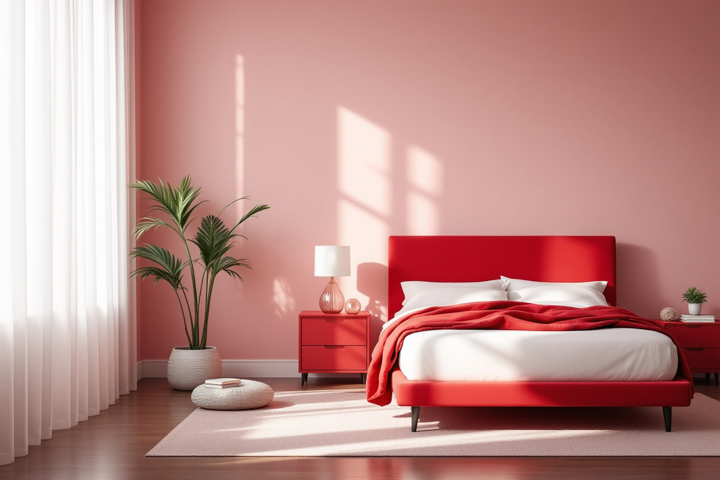 20 Stunning Red and Pink Bedroom Ideas That Will Make You Swoon