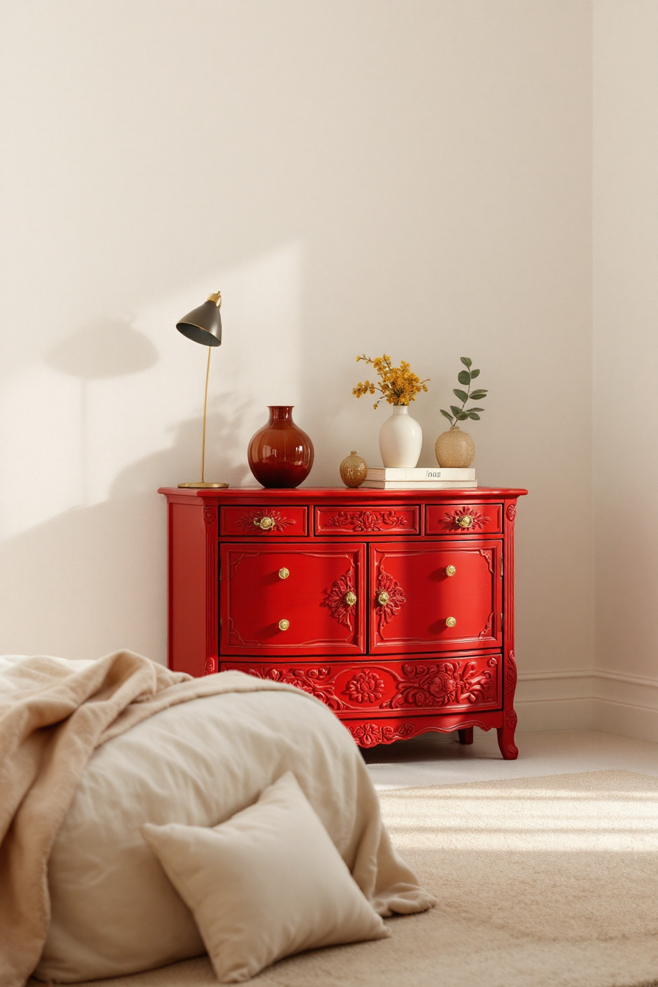 20 Stunning Red and Cream Bedroom Ideas to Transform Your Space