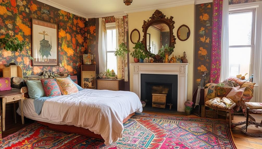 25 Vintage Eclectic Bedroom Ideas That Are a Total Thrift Store ...