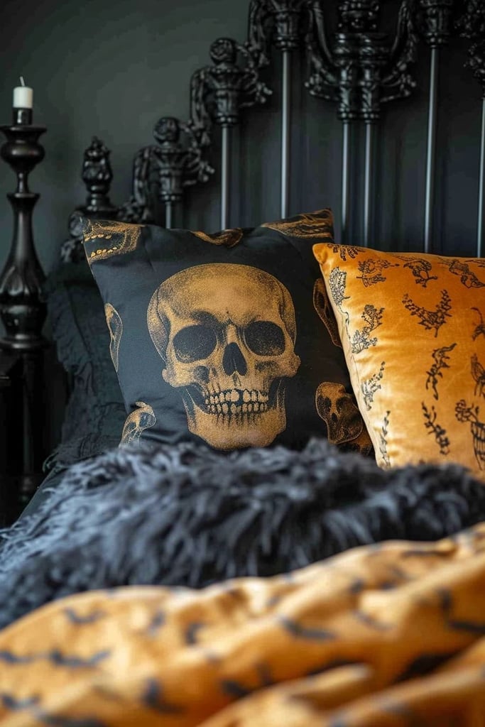 25 Spooky Halloween Bedroom Ideas for a Frightfully Stylish Sleep Space